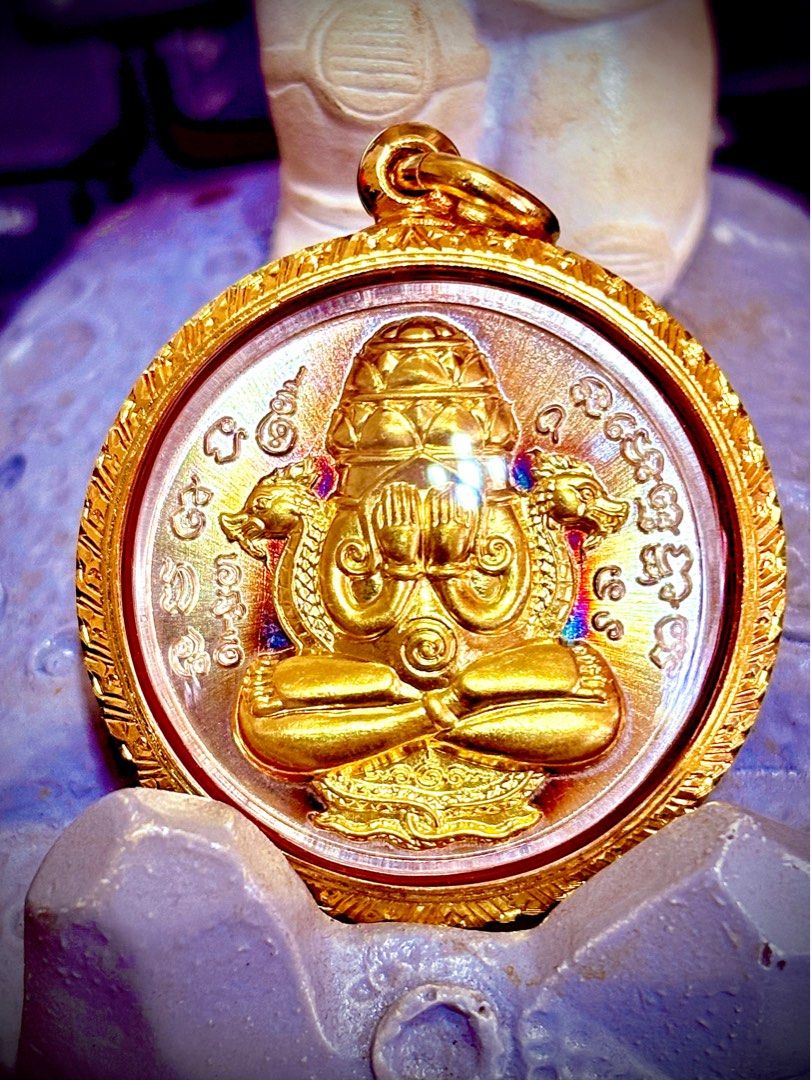 Pidta Pangpakan 2566 Pure silver gold mask, Hobbies & Toys, Religious Items on Carousell