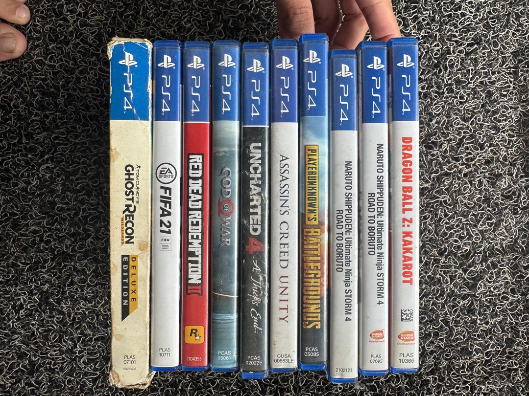PS4 Games red dead redemption 2 - rm100 fifa 21 - rm50 naruto - rm70 ...
