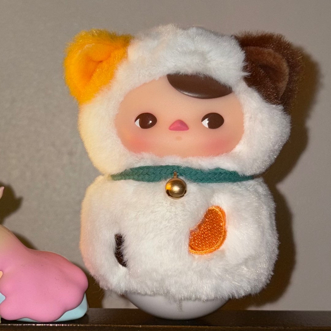 pucky roly poly vinyl plush calico cat, Hobbies & Toys, Toys & Games on ...
