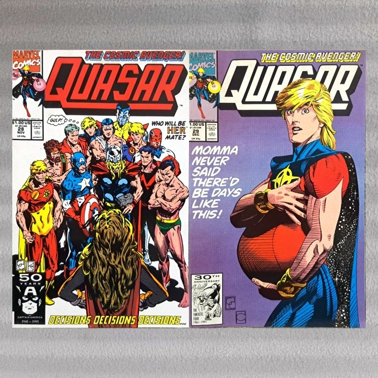 Quasar #28-#29 2/2 Complete Set (Marvel Comics) Mark Gruenwald, Greg ...