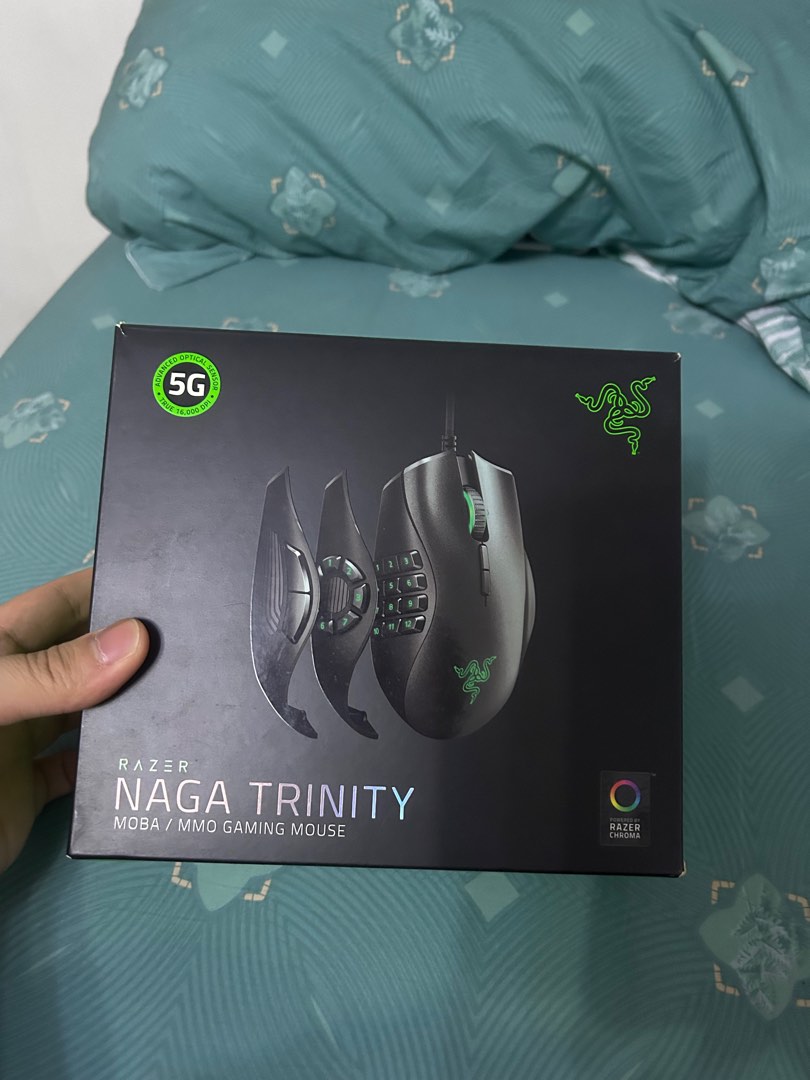 Razer Naga Trinity - Black, Computers & Tech, Parts & Accessories, Mouse & Mousepads on Carousell