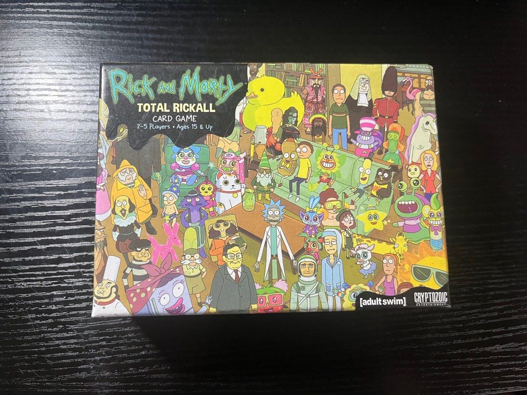 Rick and Morty Total Rickall Card Game by Adult Swim, Hobbies & Toys ...