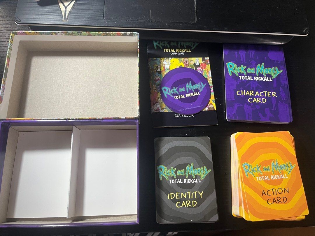 Rick and Morty Total Rickall Card Game by Adult Swim, Hobbies & Toys ...
