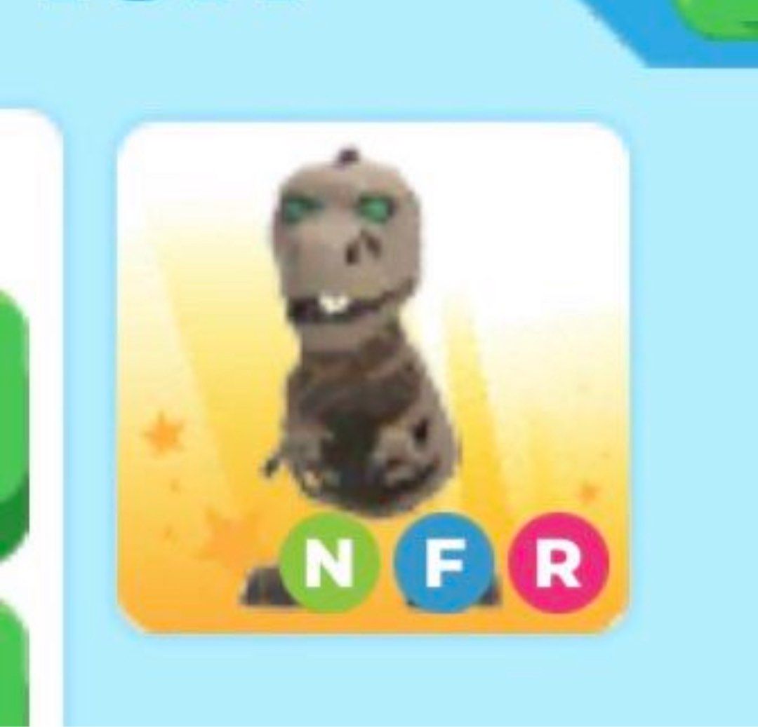 Roblox Adopt Me Neon Fly Ride Skele Rex Adopt Me NFR Skele Rex, Video ...
