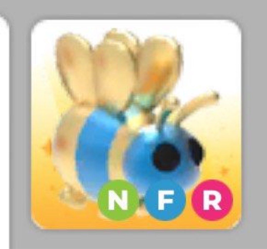 Roblox Adopt Me Neon Fly Ride Queen Bee Adopt Me NFR Queen Bee, Video ...