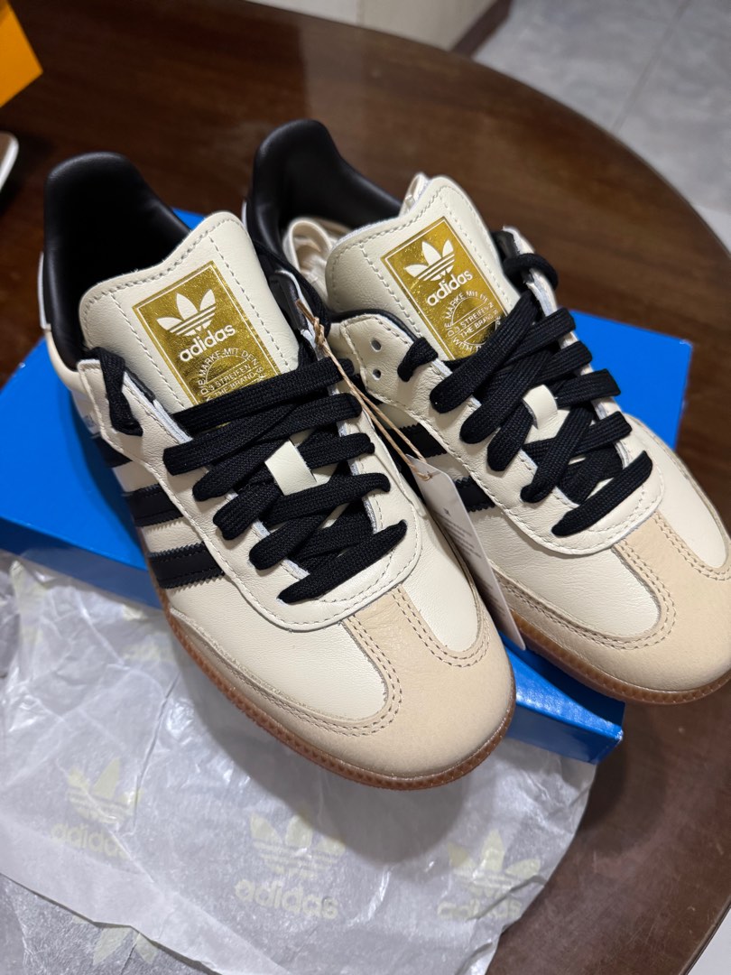 Samba OG cream Strata, Women's Fashion, Footwear, Sneakers on Carousell