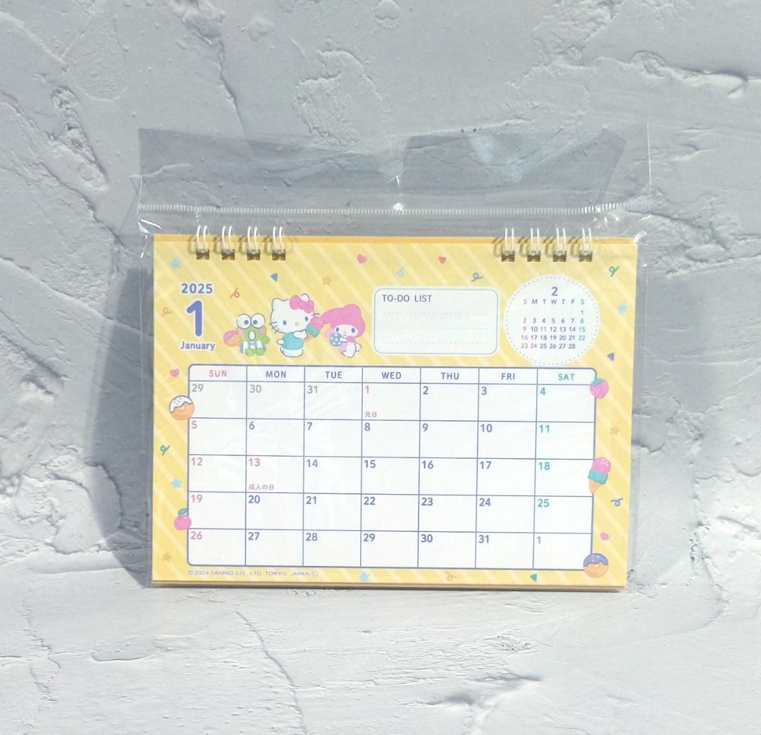 Sanrio 2025 Desk Calendars, Hobbies & Toys, Memorabilia & Collectibles ...