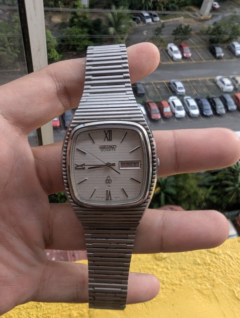 Seiko 0843-5050 Tank Vintage Quartz Men 1976, Men's Fashion, Watches ...