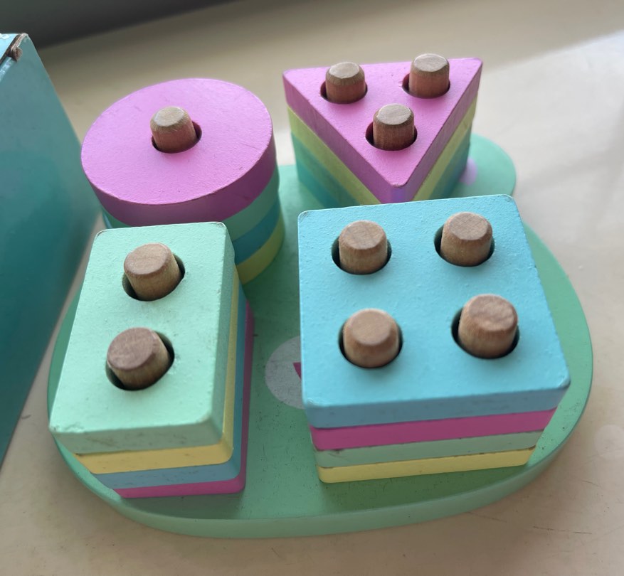 Shape stacker, Babies & Kids, Infant Playtime on Carousell