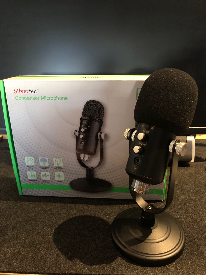 Silvertec Condenser Microphone, Audio, Microphones on Carousell
