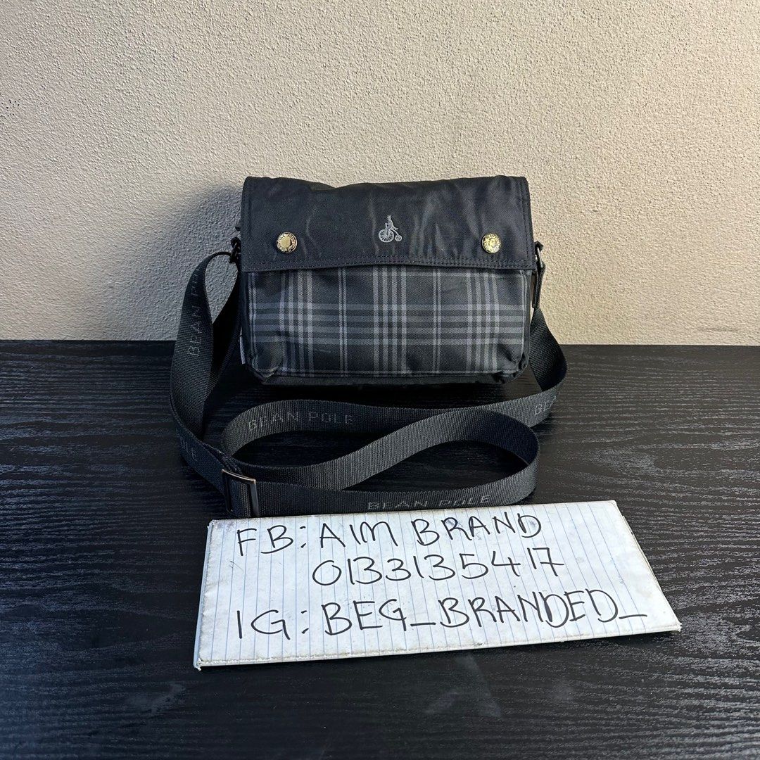 Sling bag bean pole, Luxury, Bags & Wallets on Carousell