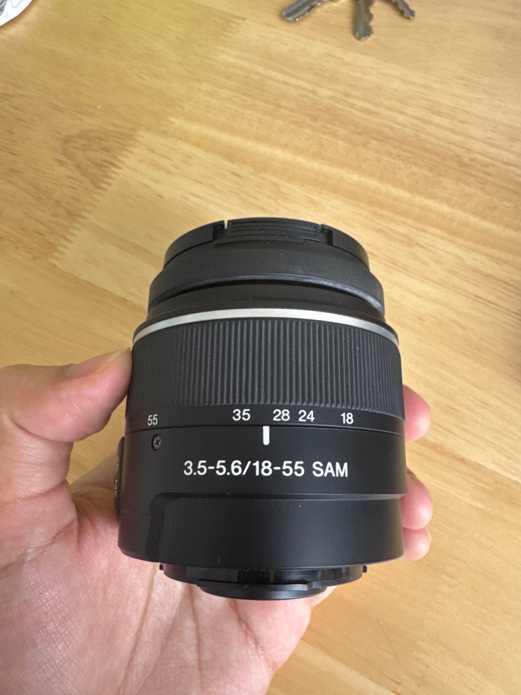 Sony 3.5-5.6 / 18-55 SAM Lens, Photography, Lens & Kits on Carousell