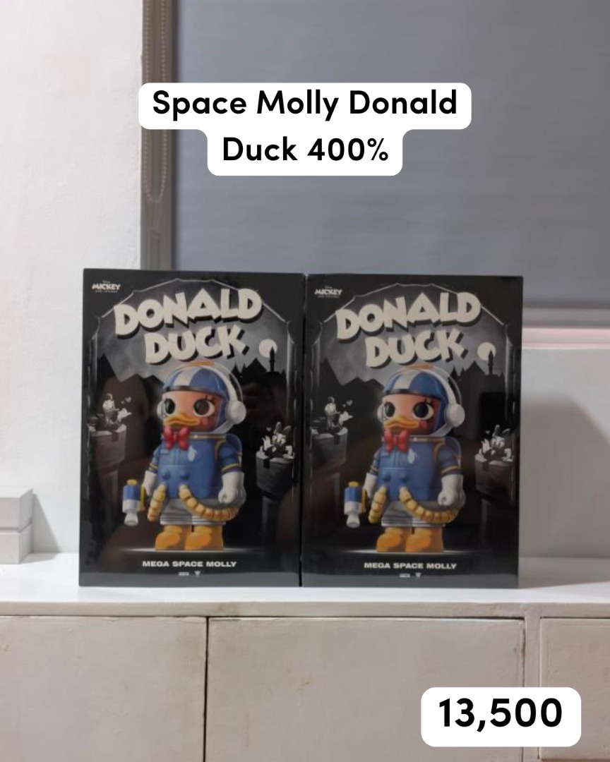Space Molly Donald duck 400%, Hobbies & Toys, Toys & Games on Carousell