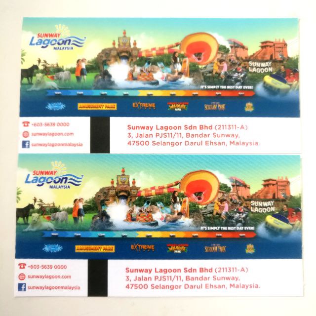 Sunway Lagoon Ticket, Tickets & Vouchers, Local Attractions and ...