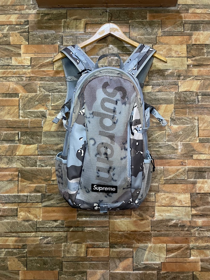 Supreme Backpack (SS20) Blue Desert Camo, Men's Fashion, Bags ...