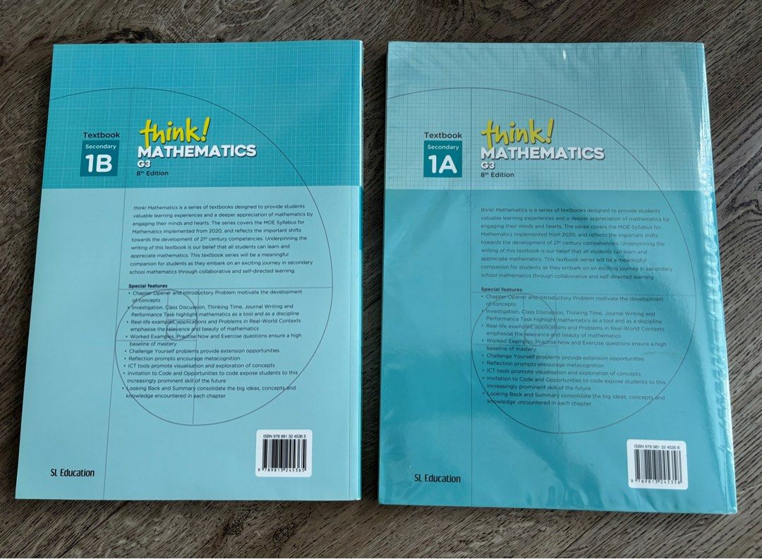 Textbooks for Secondary 1 G3 (Math, Science & Geography), Hobbies ...