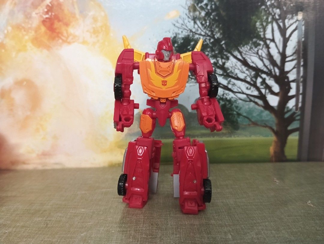 Transformers Kingdom Core Class Hot Rod, Hobbies & Toys, Toys & Games ...