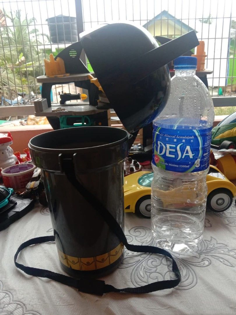 Warner Bros Batman DC Comics Popcorn Bucket Container W Lid & Strap ...