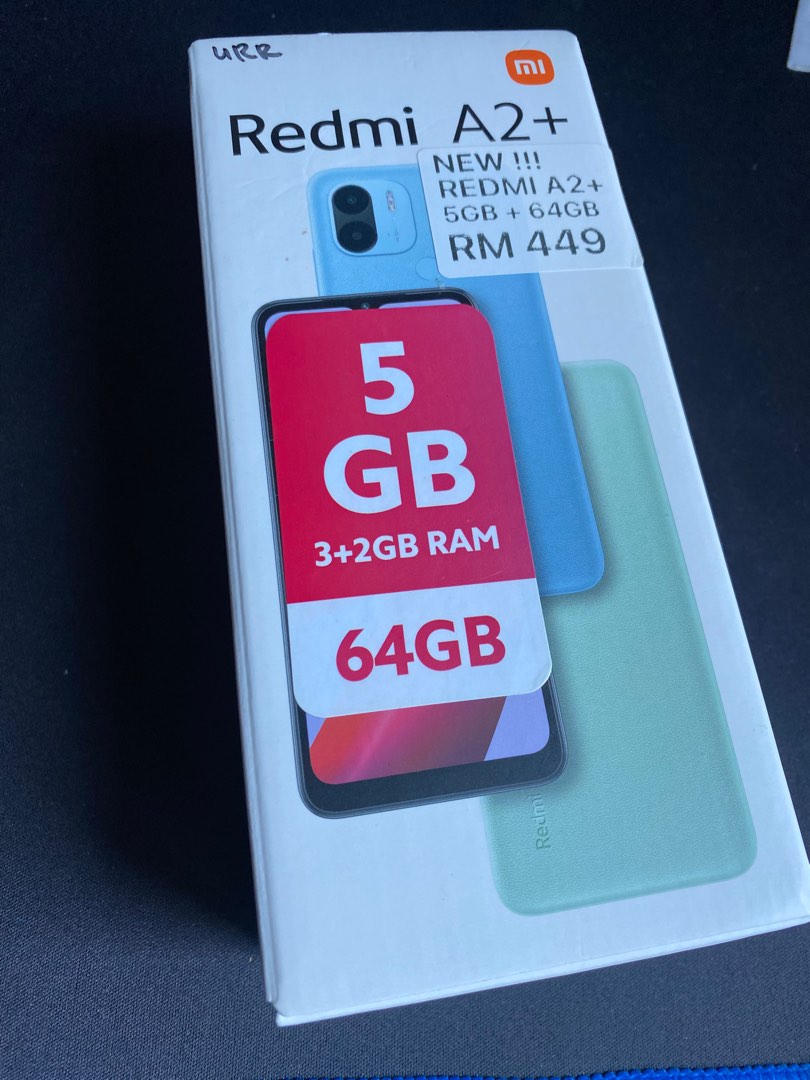 Xiaomi Redmi A2 Plus Aqua Blue 64GB, Mobile Phones & Gadgets, Mobile ...