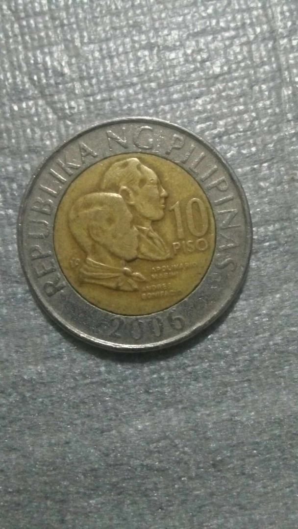 10 Peso BSP Series Error Coin ( Reverse Side), Hobbies & Toys ...