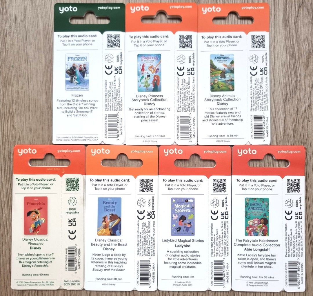 ($126 value) Big Disney and Magic Yoto story and song bundle / Frozen ...