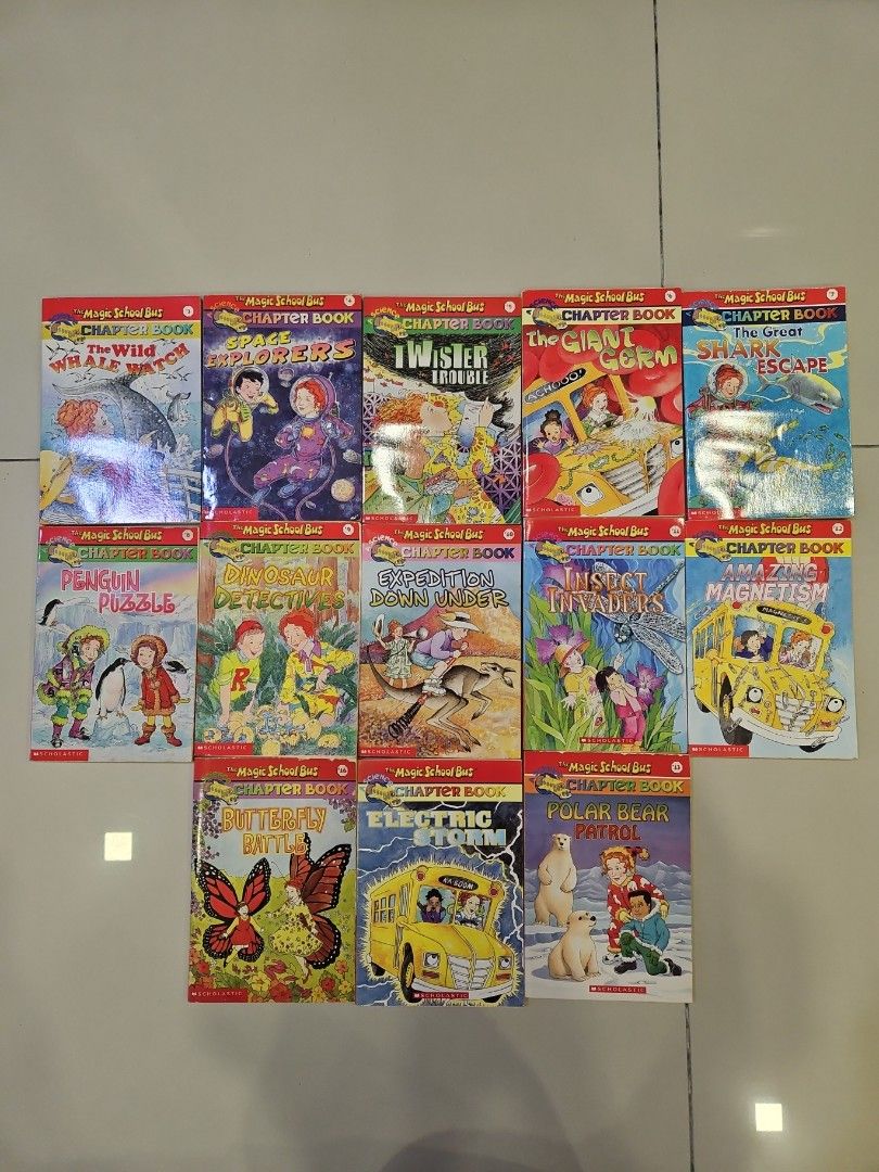 13 books - Magic School Bus Chapter Books, Hobbies & Toys, Books ...