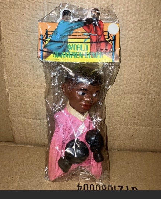 #25 懷舊 70年代 拳王阿里 Boxer 手偶公仔 Ali boxing doll made in Hong Kong 香港製造, 興趣及 ...