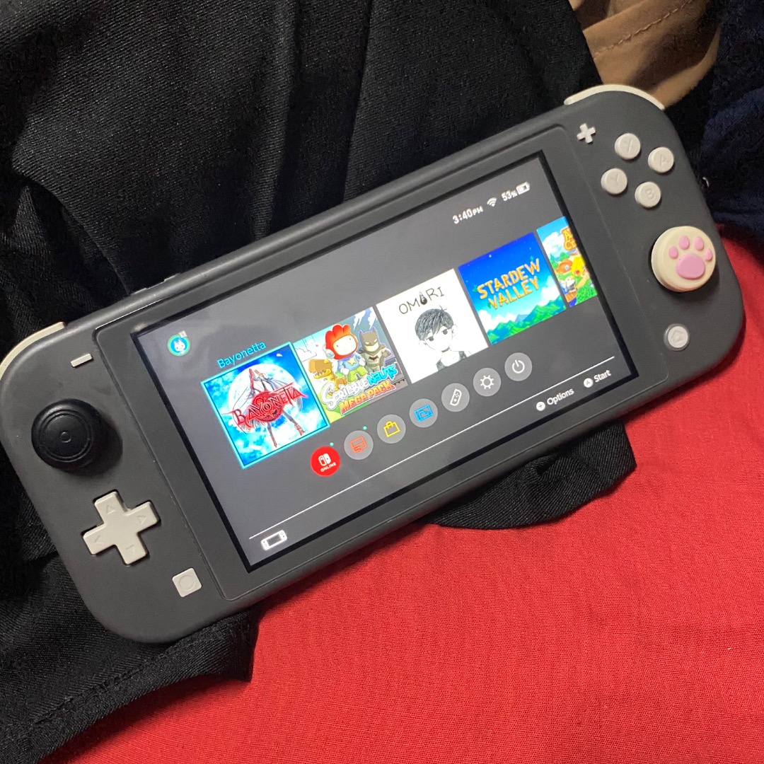 2nd hand Nintendo Switch Lite Grey, Video Gaming, Video Game Consoles ...