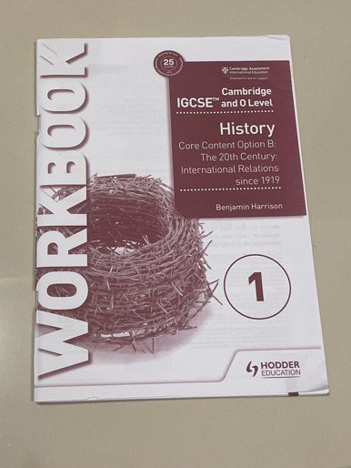 9781510421202 Cambridge IGCSE and O level History workbook ( Second ...