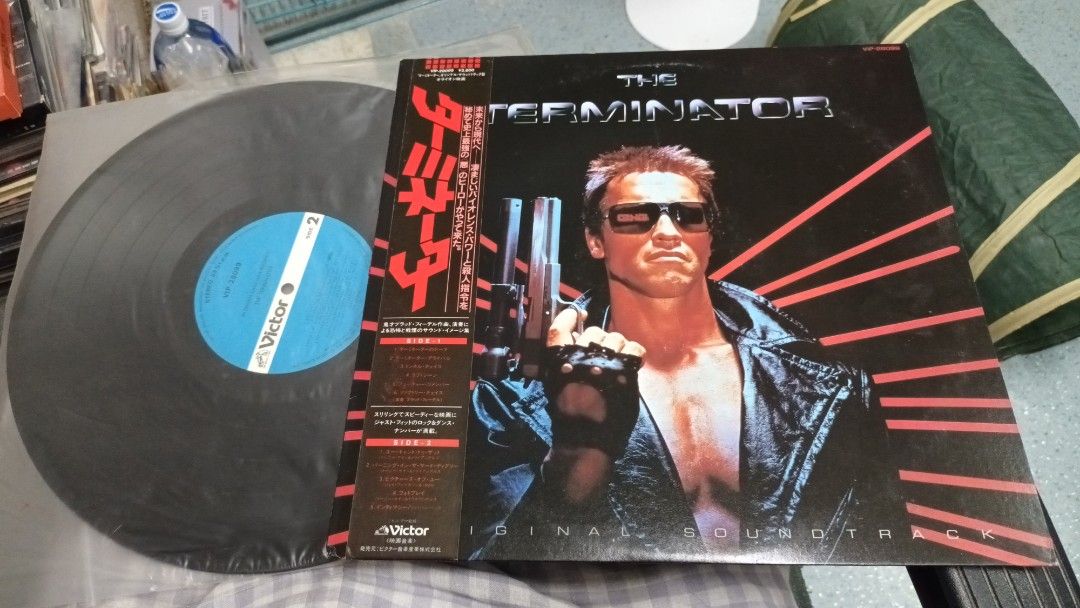 付側紙 未來戰士 The Terminator (Original Soundtrack) 日本版 舊版 黑膠 LP Brad Fiedel Tahnee Cain And Tryanglz ...