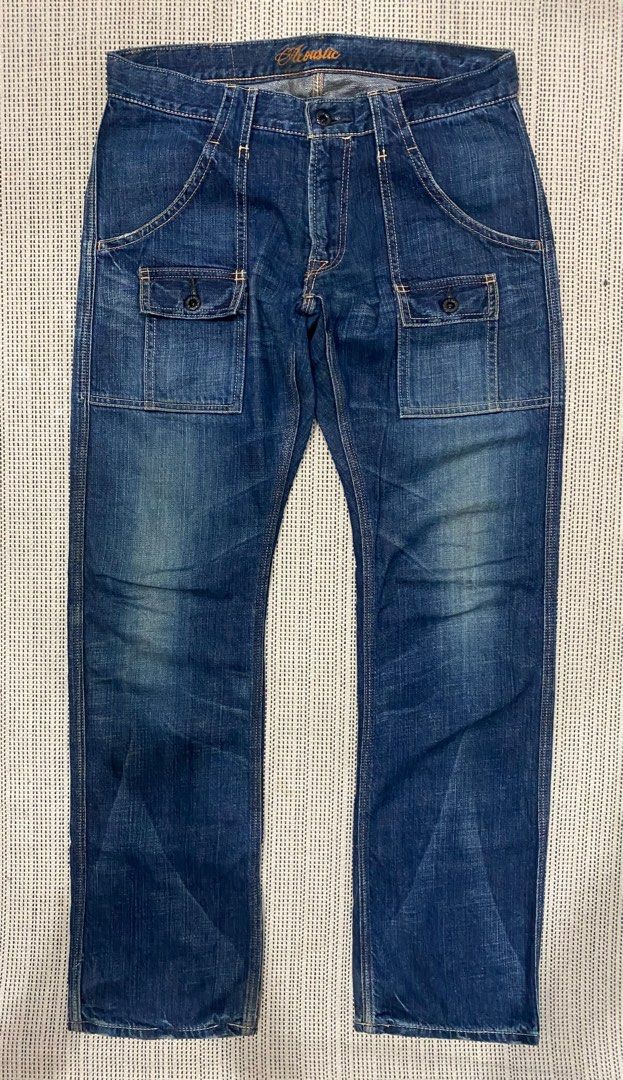 ACOUSTIC BUSH PANT, Men's Fashion, Bottoms, Jeans on Carousell