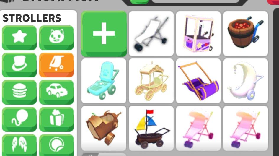 Adopt me strollers, Hobbies & Toys, Toys & Games on Carousell