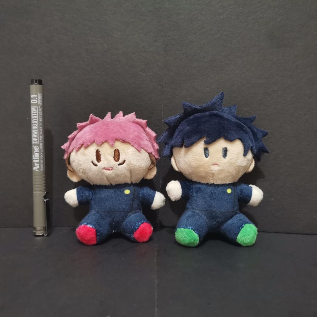 (With seller) Anime Jujutsu Kaisen Plush Keychain Bundle (Free Shipping ...