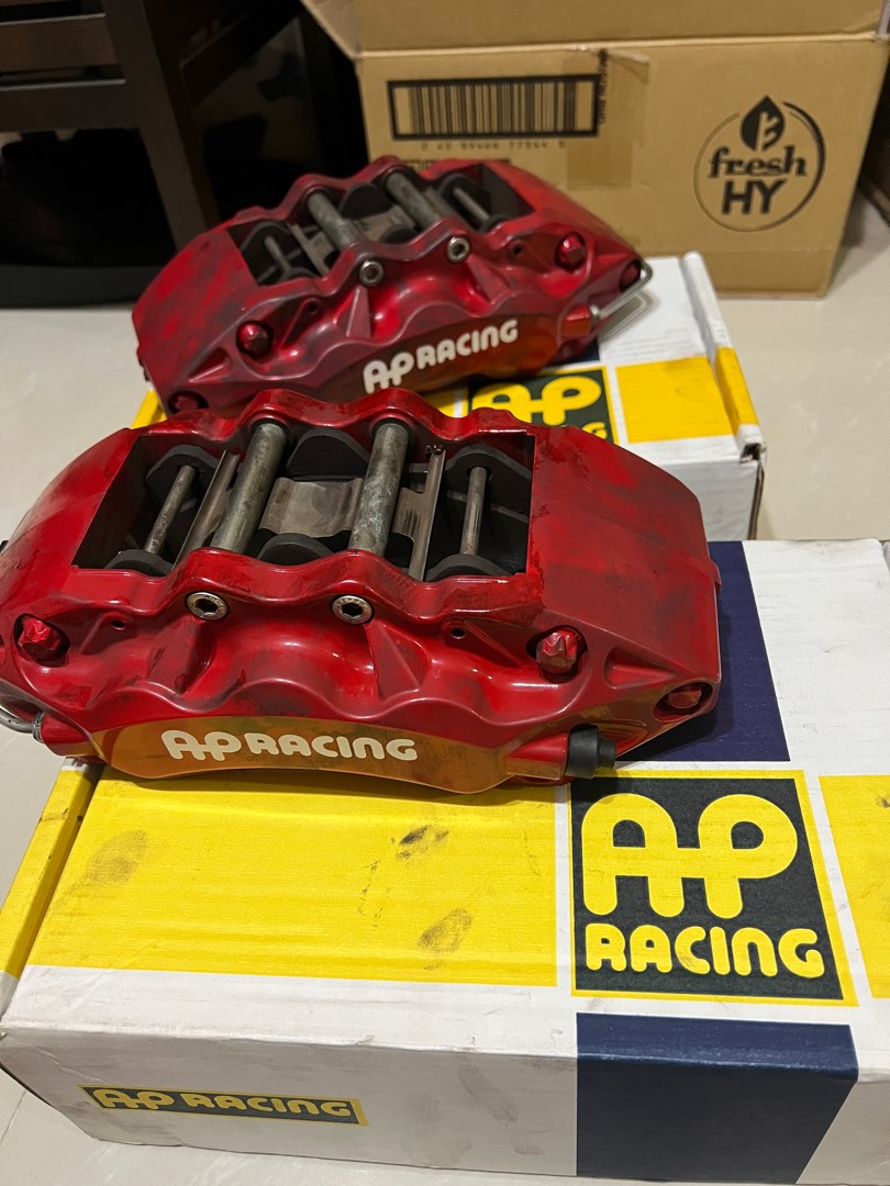 AP Racing CP9040 6 pot big brake kit bbk (Red), Car Accessories ...