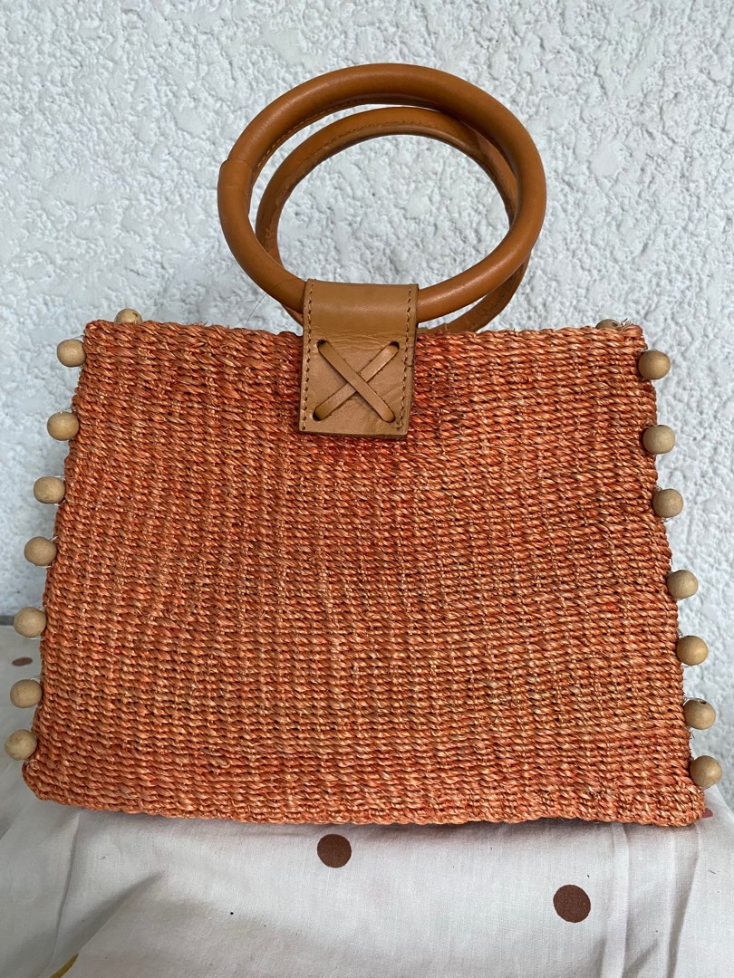 Aranaz abaca handbag, Women's Fashion, Bags & Wallets, Beach Bags on ...