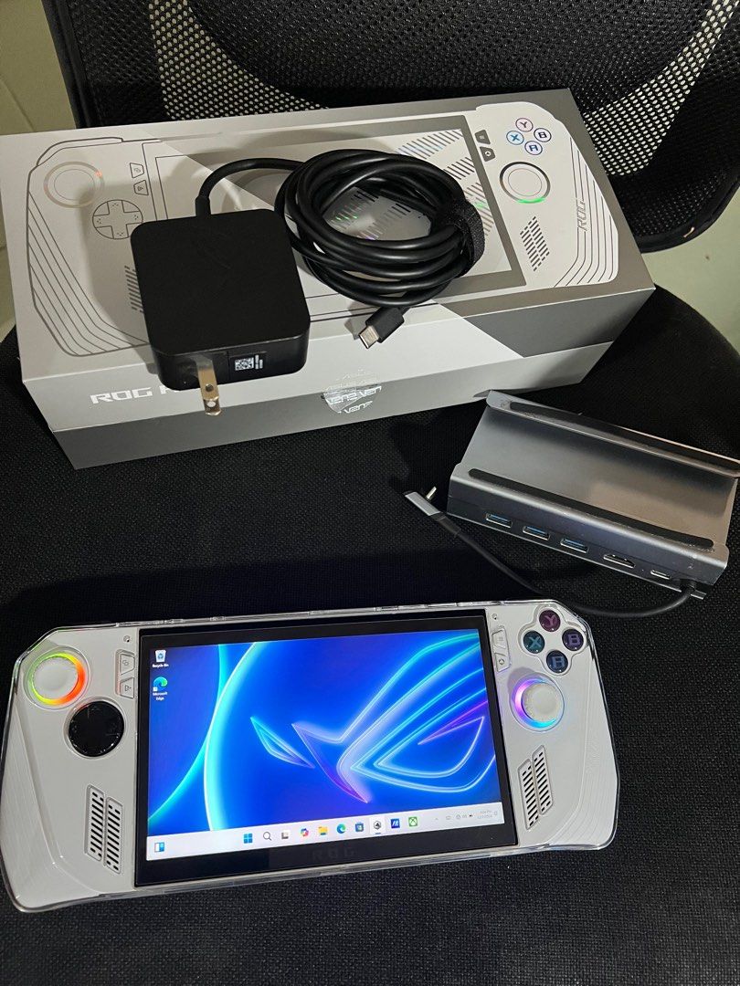 ASUS ROG Ally Z1 Extreme Handheld Gaming PC, Video Gaming, Video Game ...