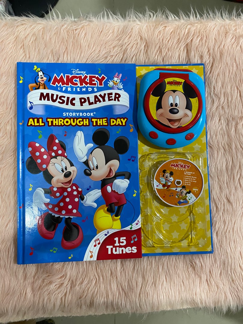 #B-567 Mickey story book with player ( 1 disc only), Babies & Kids ...