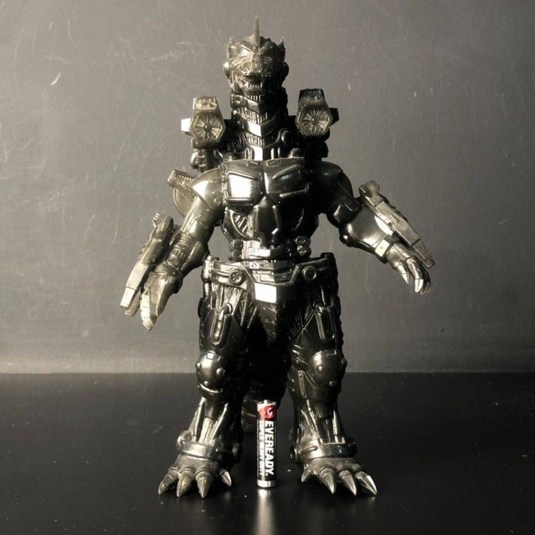 BANDAI 2003 Black MechaGodzilla Heavy Arm Kaiju Godzilla Sofubi Soft ...