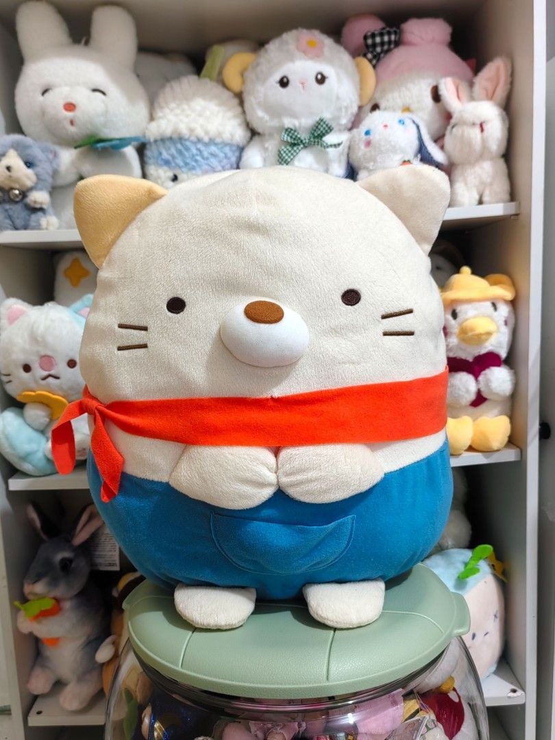 Big Ranch Neko (Sumikko Gurashi) Plushie Stuff Toy, Hobbies & Toys ...