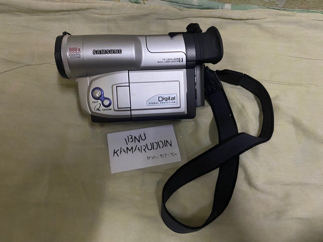 Camcorder Camera Samsung 880X Digital Zoom, Photography, Video Cameras ...