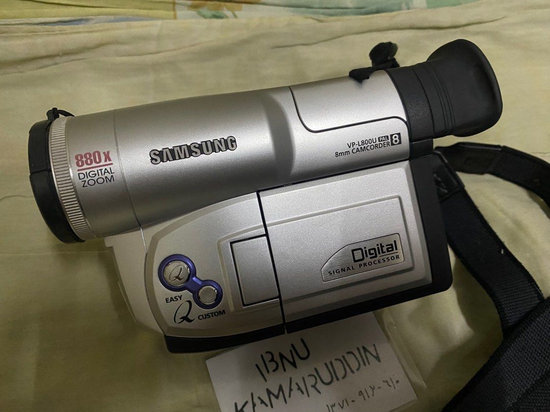 Camcorder Camera Samsung 880X Digital Zoom, Photography, Video Cameras ...