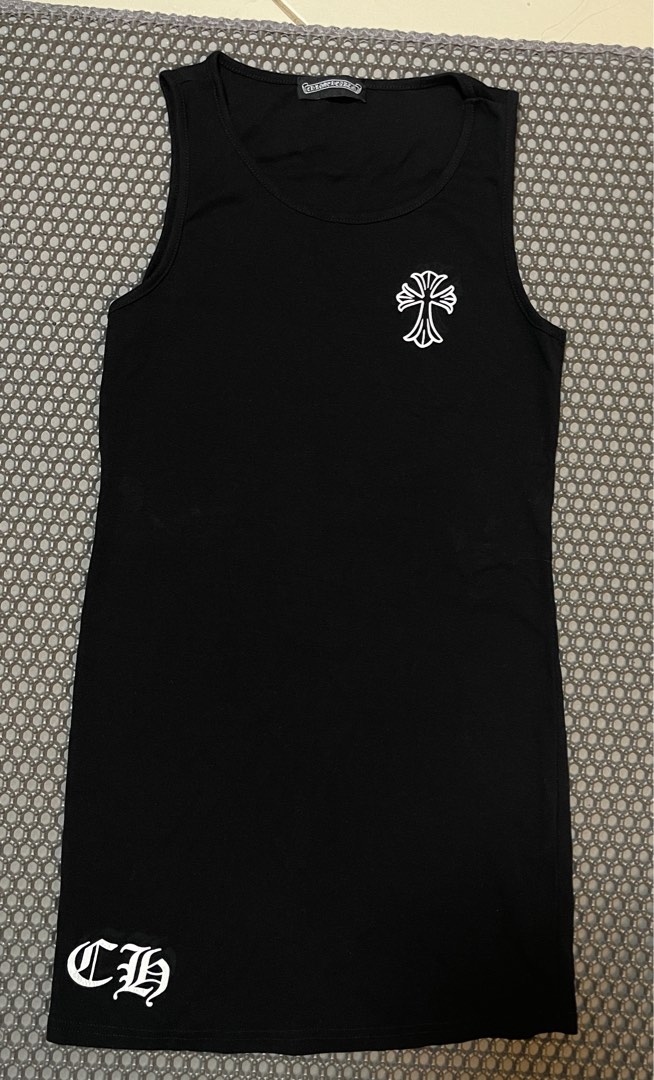 Chrome hearts mini body hugging dress, Women's Fashion, Dresses & Sets ...