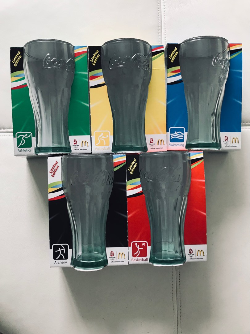 Coca Cola Glass (5 sets), Hobbies & Toys, Memorabilia & Collectibles ...