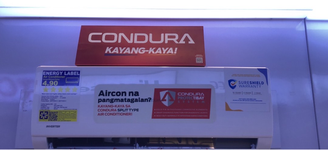CONDURA SPLIT TYPE INVERTER AIR CONDITIONER, TV & Home Appliances, Air ...