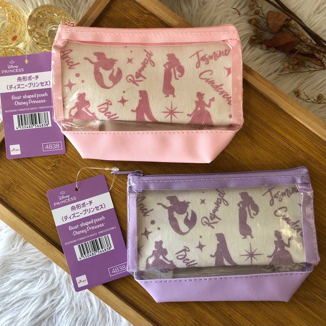 Disney Princess Mickey and Friends Boat Shaped Pouch Transparent, Women ...