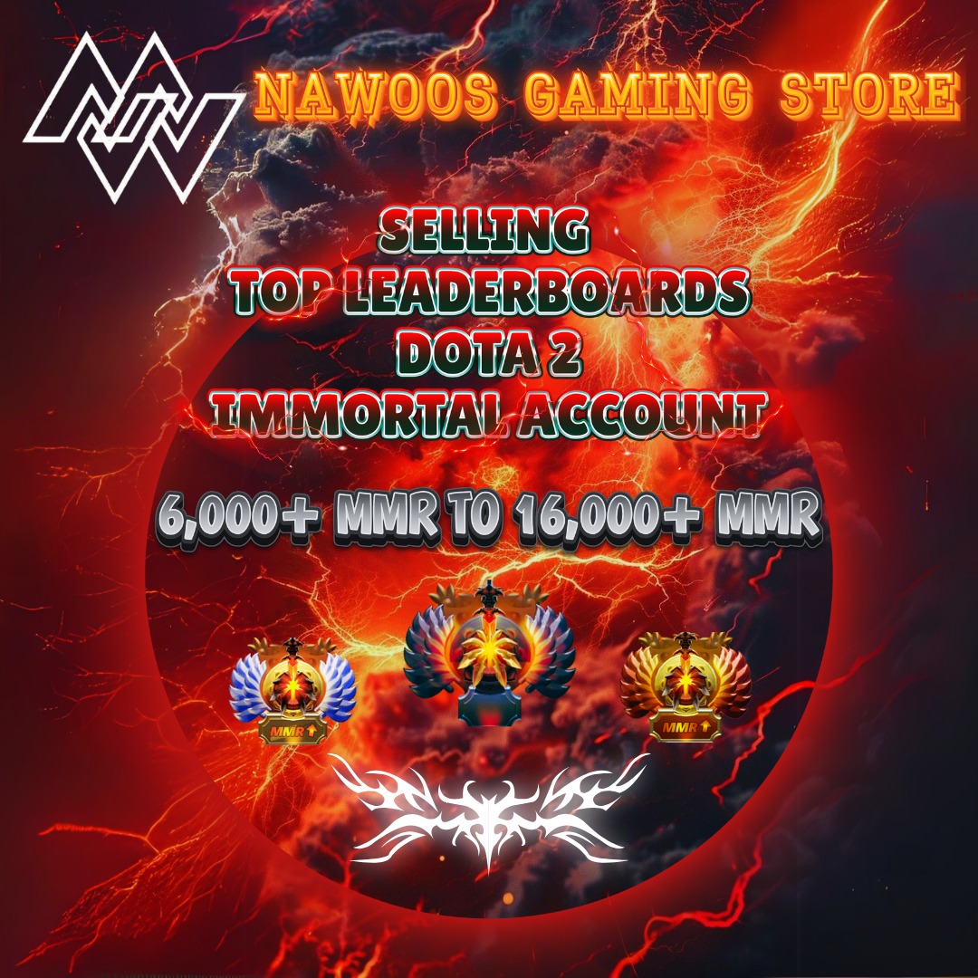 DOTA 2 - TOP RANK IMMORTAL ACCOUNTS, Video Gaming, Gaming Accessories ...