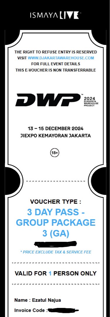 DWP2024 | 13-15 Dec 2024 | 6 tickets, Tickets & Vouchers, Event Tickets ...