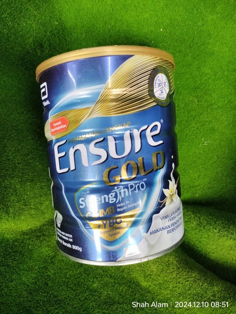Ensure gold vanilla 800g, Health & Nutrition, Health Supplements ...