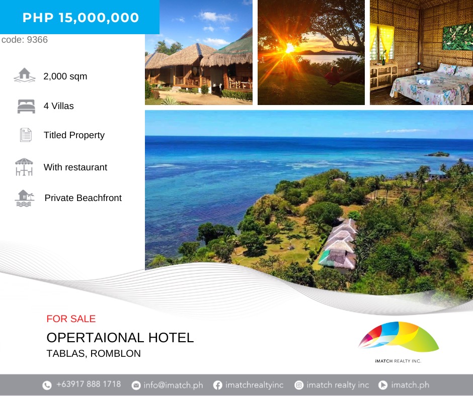 For Sale: Operational Hotel with Overlooking View at Tablas, Romblon ...