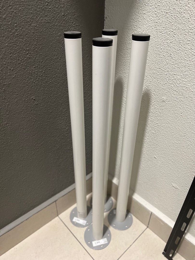 Ikea Adils Legs White x4, Furniture & Home Living, Furniture, Other ...